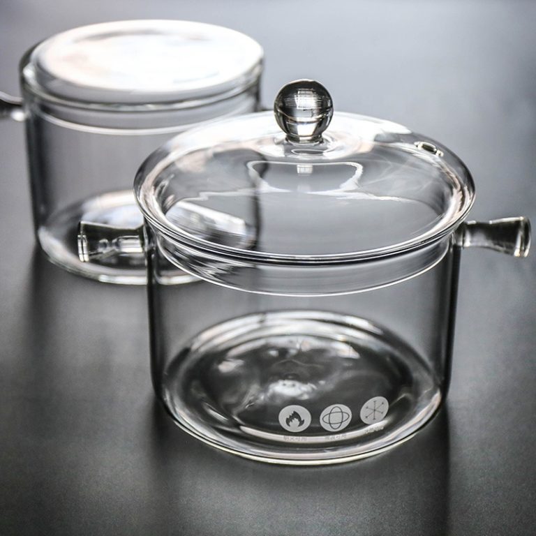 Clear Glass Cooking Pot | 1.5L Best Glass Cookware
