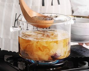 Clear Glass Cooking Pot | 1.5L Best Glass Cookware