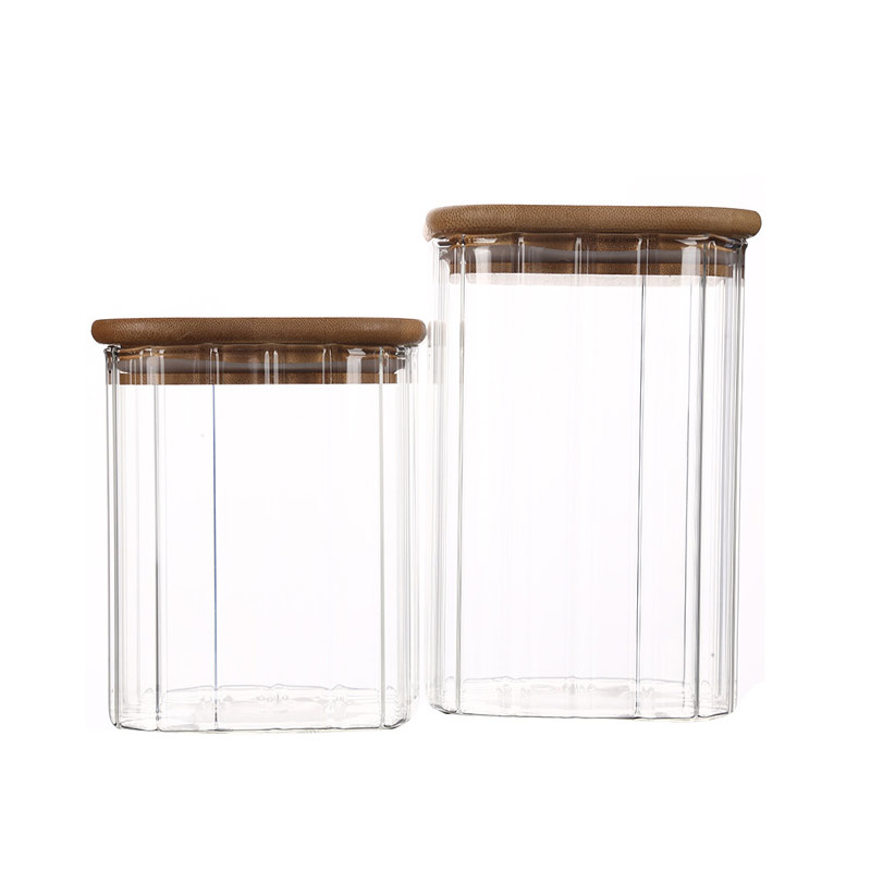 Glass Jar Containers | 500ml Best Square Storage Jars