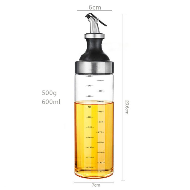 Glass Oil Dispenser | 600ml Best Glass Oil Pourer