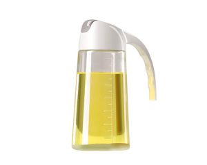Glass Oil Container for Kitchen| 600ml Best Olive Oil Pourer