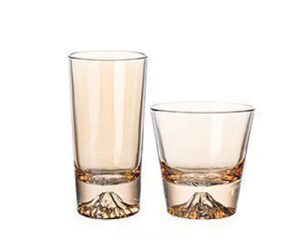 Best Creative Colored Mount Fuji Glasses 300ml Wholesale